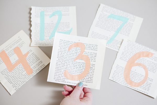 How to make mason jar table numbers for your wedding!