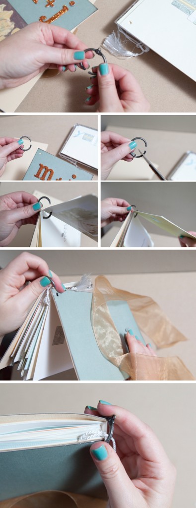 How to DIY an adorable album to save special greeting cards!