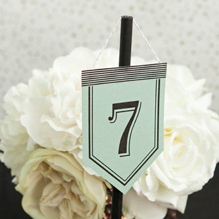 Look At These Unique DIY Table Number Stands!