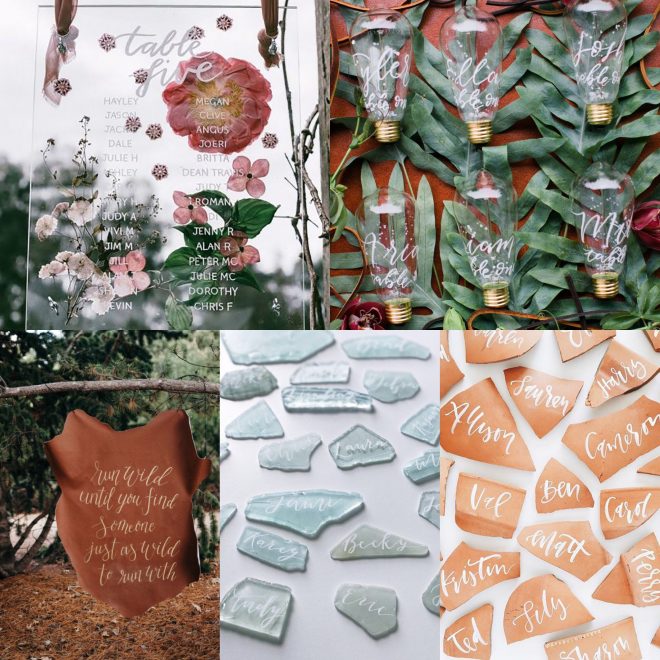 Check Out These Hot NEW Calligraphy Trends For Weddings!
