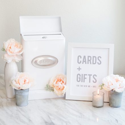 You HAVE To See This Adorable DIY Mailbox Card Box For Weddings!