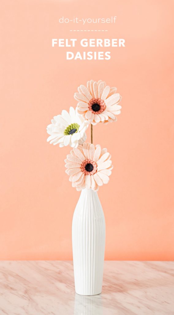 How To Make The Most Gorgeous, Gerber Daisies Out Of Felt!