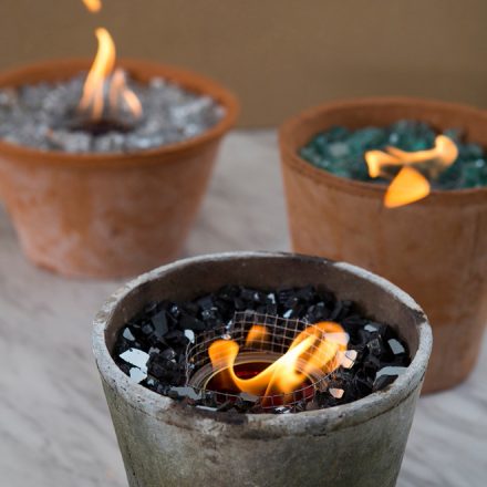 You HAVE To See These DIY, Non-Toxic Table Top Fire Pits!
