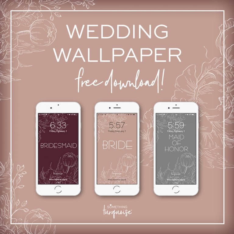 Free iPhone Wallpapers For The Newly-Engaged Bride!