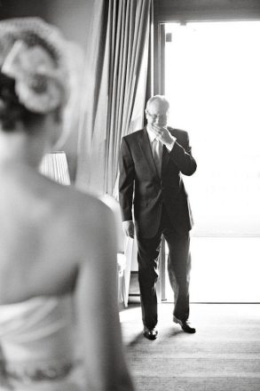 These Father of the Bride First Look Photos Will Give You All The Feels!