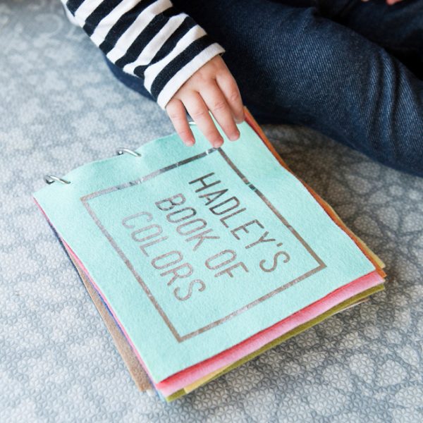 How To Make An Adorable, Custom Felt Book Of Colors For Your Toddler!