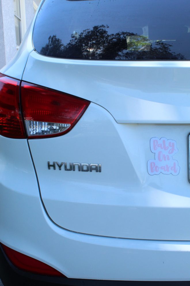 DIY "Baby on Board" Car Magnet - Something Turquoise