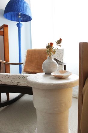 DIY Plaster Side Table - Something Turquoise